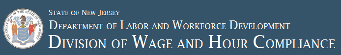 NJ Wage and Hour Division and Contract Compliance - Online Services
